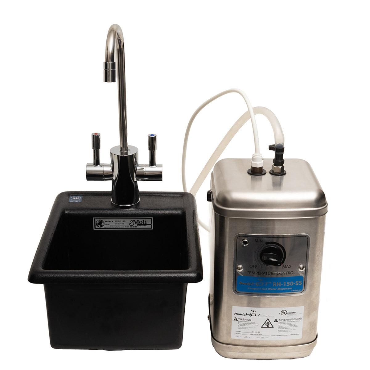 Hot and Cold Water Sink Kit // For Mobile Cart / Truck / Trailer ...